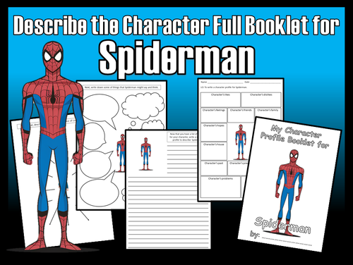 Spiderman Comic Book Superhero Character Describe Book Character ...