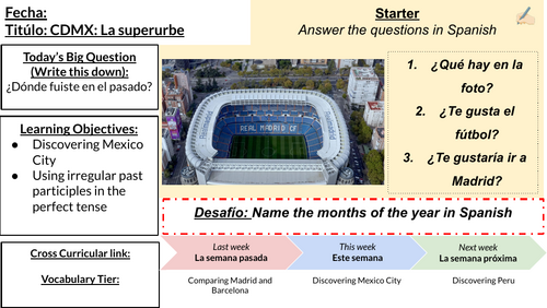 Unit 6: De paseo por el mundo hispano (Claro 2) (Complete Unit ...