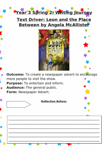 Leon and The Place Between by Angela McAllister - Year 3 Unit of ...