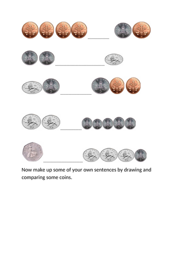 Bundle of resources worksheets for teaching money to Year 2 | Teaching ...