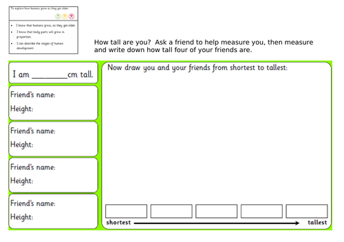 Animals Including Humans Year 2 Unit of Work | Teaching Resources