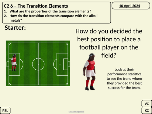KS4 GCSE Chemistry AQA C2 The Periodic Table 7 PPTS 7WS 6MS Topic ...