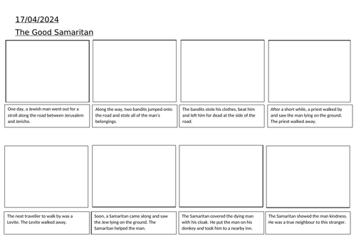 The Good Samaritan | Teaching Resources