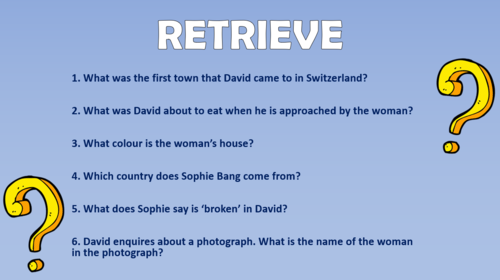 I am David - Anne Holm - Chapter 6 - Double Lesson! | Teaching Resources