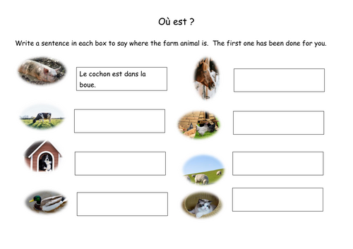 KS2 French: On The Farm | Teaching Resources