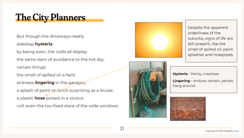 The City Planners: 4 lessons, student booklet, A* exemplar for 0475 ...