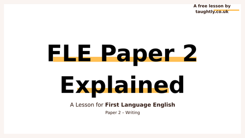 IGCSE First Language English - Paper 2 Revision, Tips & Tricks ...