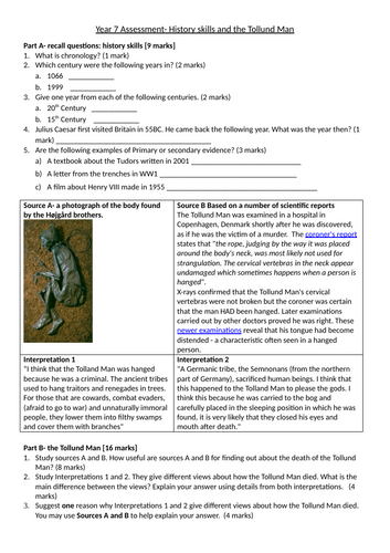 Ready made key stage 3 history assessments pack 1- medieval England ...