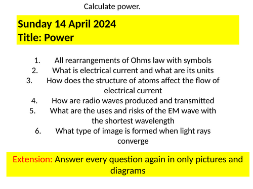 GCSE Physics Energy Topic: Complete Unit with Engaging Lessons ...