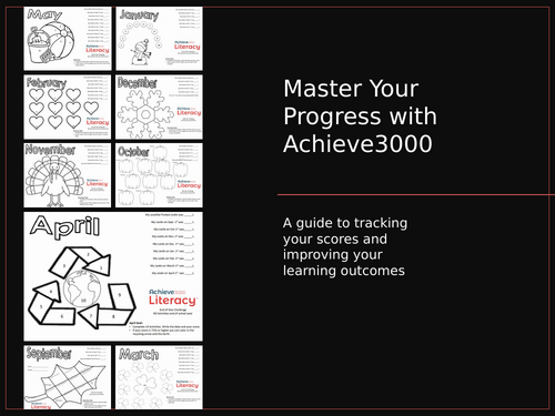 Achieve 3000 trackers, checklists, PPT | Teaching Resources