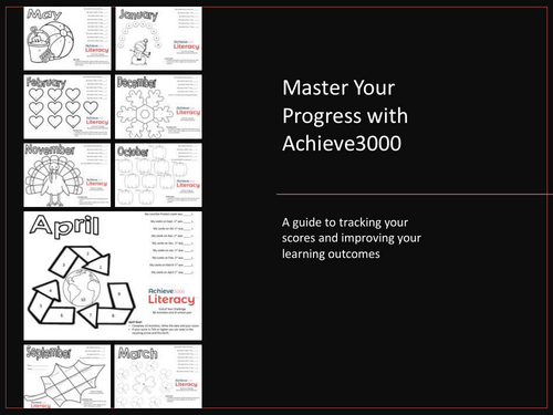 Achieve 3000 trackers, checklists, PPT | Teaching Resources
