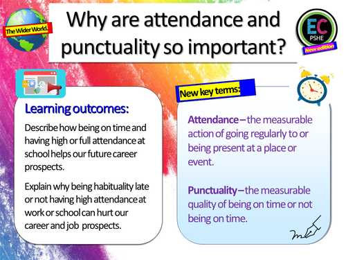 Attendance and Punctuality | Teaching Resources