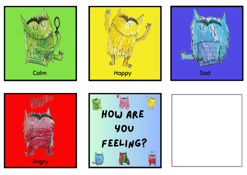 Colour Monster Lanyard Size | Teaching Resources