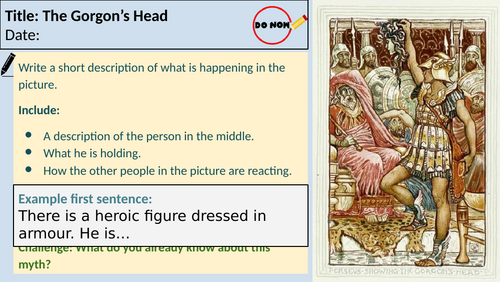 KS3 English World Myths (Reading & Creative) Writing Scheme of Learning ...