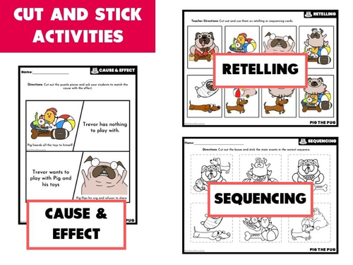 Pig the Pug Book Activities - Reading Comprehension and Literacy Skills ...