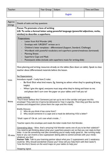 Superhero Reading Activity (AMAZING Demo Lesson!) | Teaching Resources