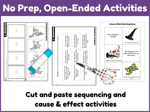 Room on the Broom Activities - Reading Comprehension & Literacy Skills ...