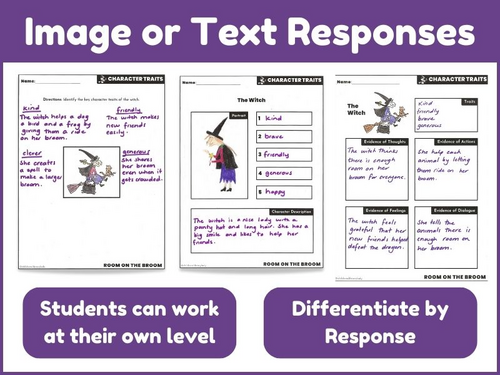 Room on the Broom Activities - Reading Comprehension & Literacy Skills ...