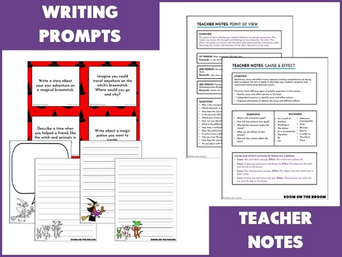 Room on the Broom Activities - Reading Comprehension & Literacy Skills ...