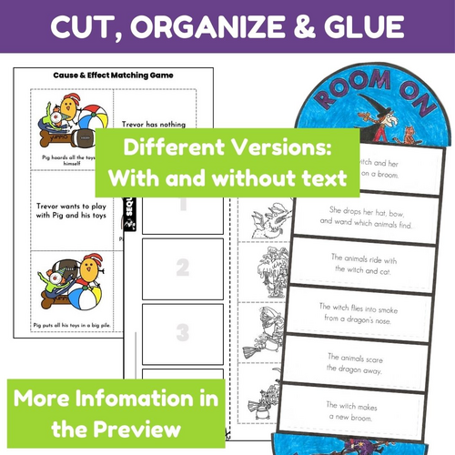Room on the Broom Activities - Reading Comprehension & Literacy Skills ...