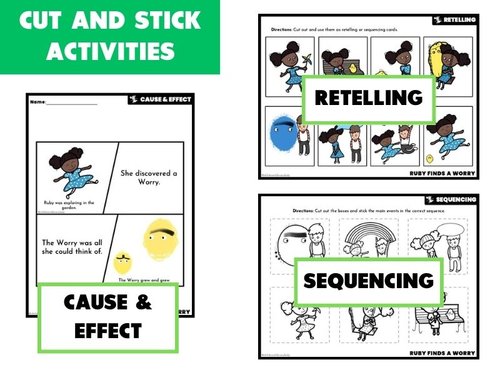 Ruby Finds a Worry Activities - Reading Comprehension and Literacy ...