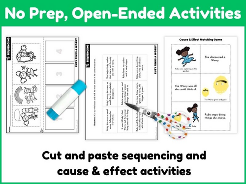 Ruby Finds a Worry Activities - Tom Percival Read Aloud Book Literacy ...