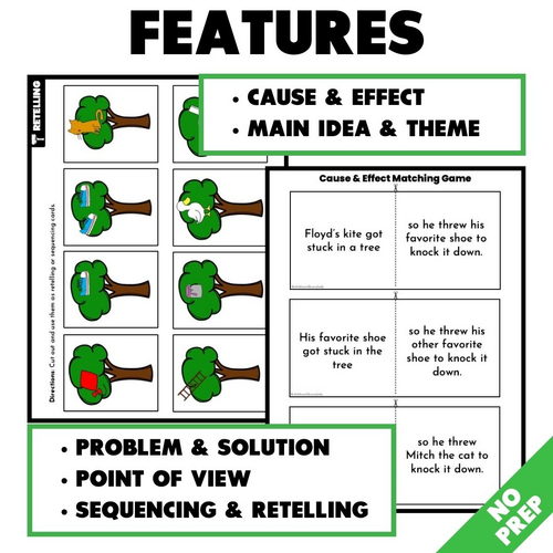 Stuck Book Activities - Reading Comprehension and Literacy Skills ...