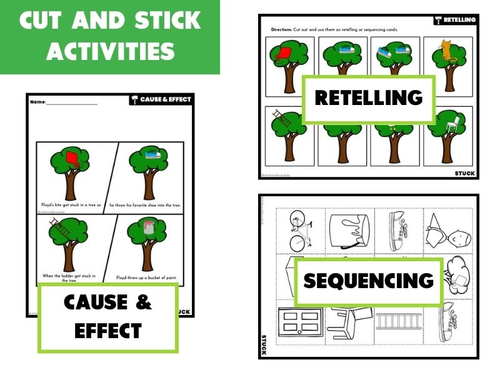 Stuck Book Activities - Reading Comprehension and Literacy Skills ...