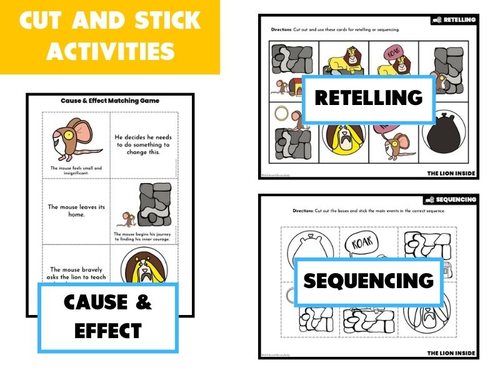 The Lion Inside Activities - Reading Comprehension & Literacy Skills ...