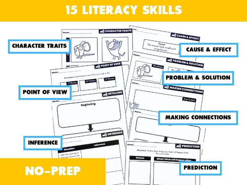 The Lion Inside Activities - Reading Comprehension & Literacy Skills ...
