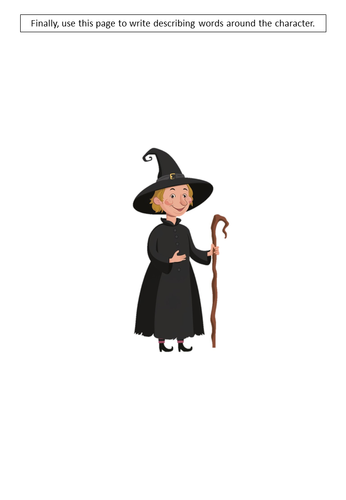 Nanny Mcphee Movie Character Describe Book Character A4 Booklet ...