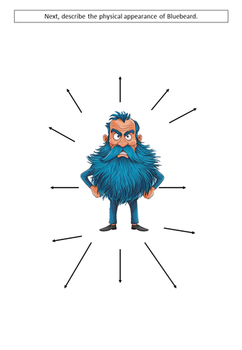 NEW Bluebeard Story - Fairy Tale Character Describe Character Booklet ...