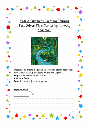 River Stories by Timothy Knapman - Year 3 Unit of Writing Resources ...