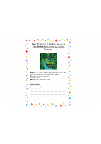 River Stories by Timothy Knapman - Year 3 Unit of Writing Resources ...