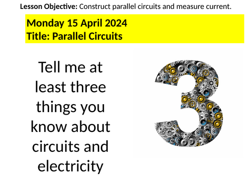 GCSE Electricity Full Unit: Lessons of Engaging PowerPoint ...