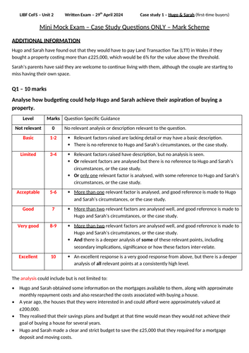 LIBF CeFS U2 Exam APR 2024: CS1 - PREMIUM Bundle | Teaching Resources