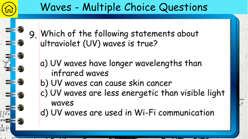 Physics Paper 2 Revision MCQs & Long Answer Questions AQA GCSE ...