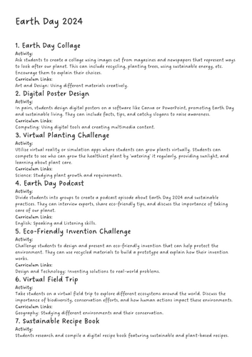 Earth Day 2024 Bumper Pack | Teaching Resources