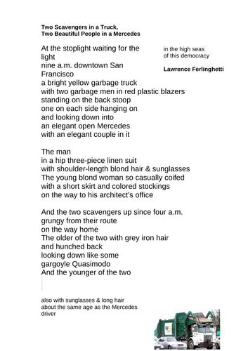 Year 7 Poetry SOW | Teaching Resources