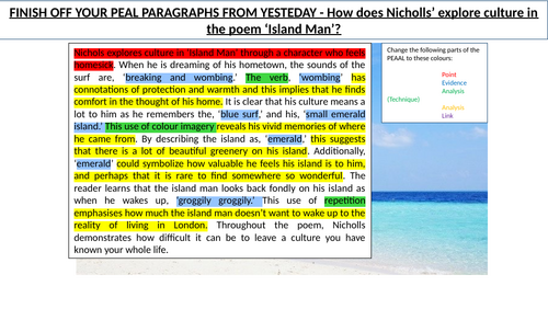 Year 7 Poetry SOW | Teaching Resources