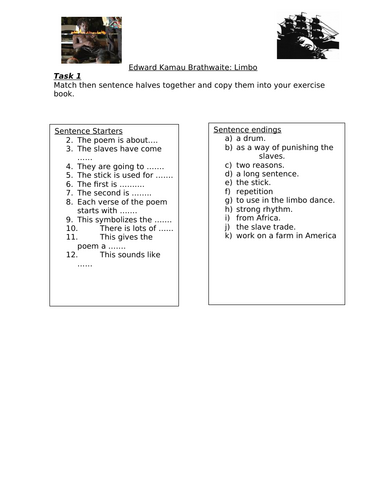 Year 7 Poetry SOW | Teaching Resources