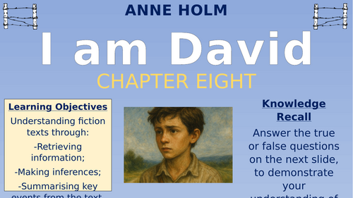 I am David - Anne Holm - Big Bundle! | Teaching Resources