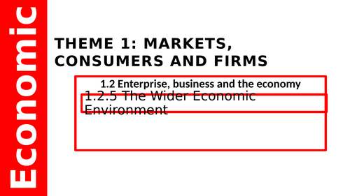 A-level Economics B Theme 1 PowerPoints | Teaching Resources