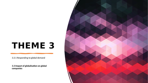 A-level Economics B Theme 3 PowerPoints | Teaching Resources