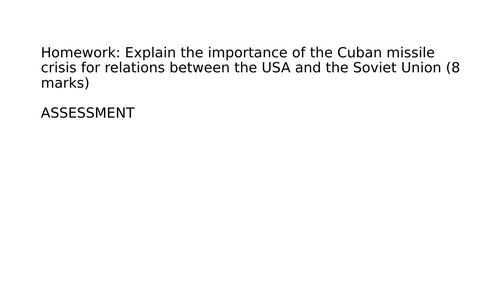 GCSE History - Cold War PowerPoints | Teaching Resources