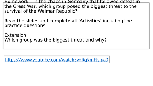 GCSE History - Nazi Germany PowerPoints | Teaching Resources