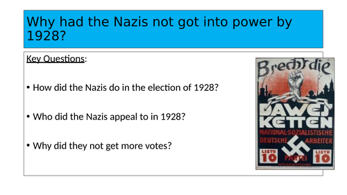 GCSE History - Nazi Germany PowerPoints | Teaching Resources