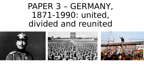 A-level History - Germany PowerPoints | Teaching Resources