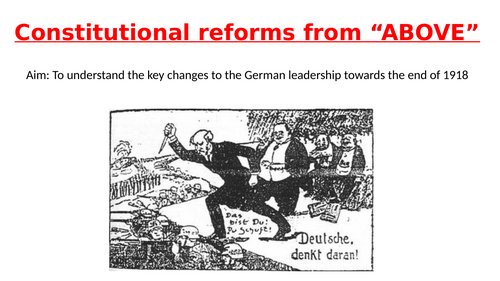 A-level History - Germany PowerPoints | Teaching Resources