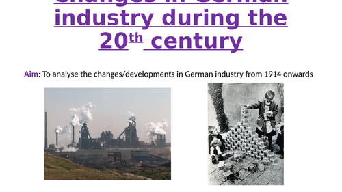 A-level History - Germany PowerPoints | Teaching Resources